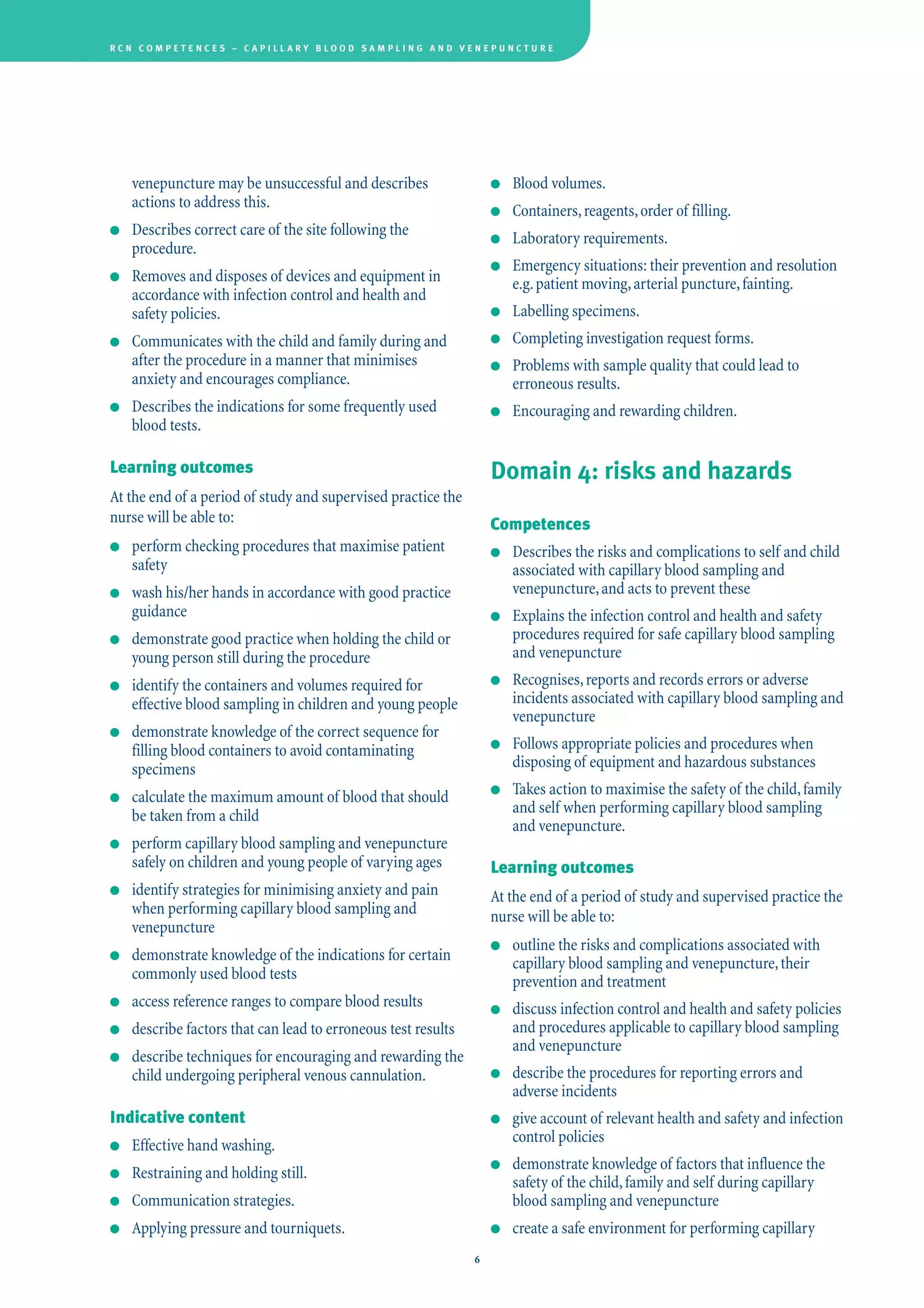 Rcn paed venepuncture handbook | PDF