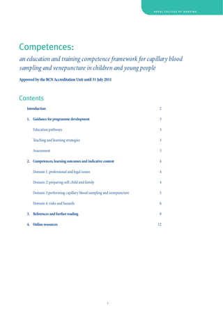 Rcn paed venepuncture handbook | PDF