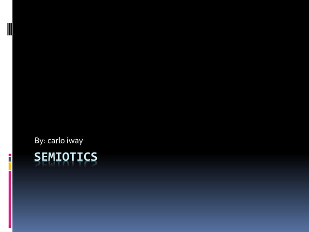 Semiotics | PPT