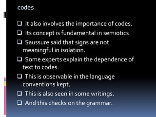 Semiotics | PPT