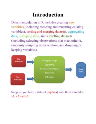 R code for data manipulation | PDF