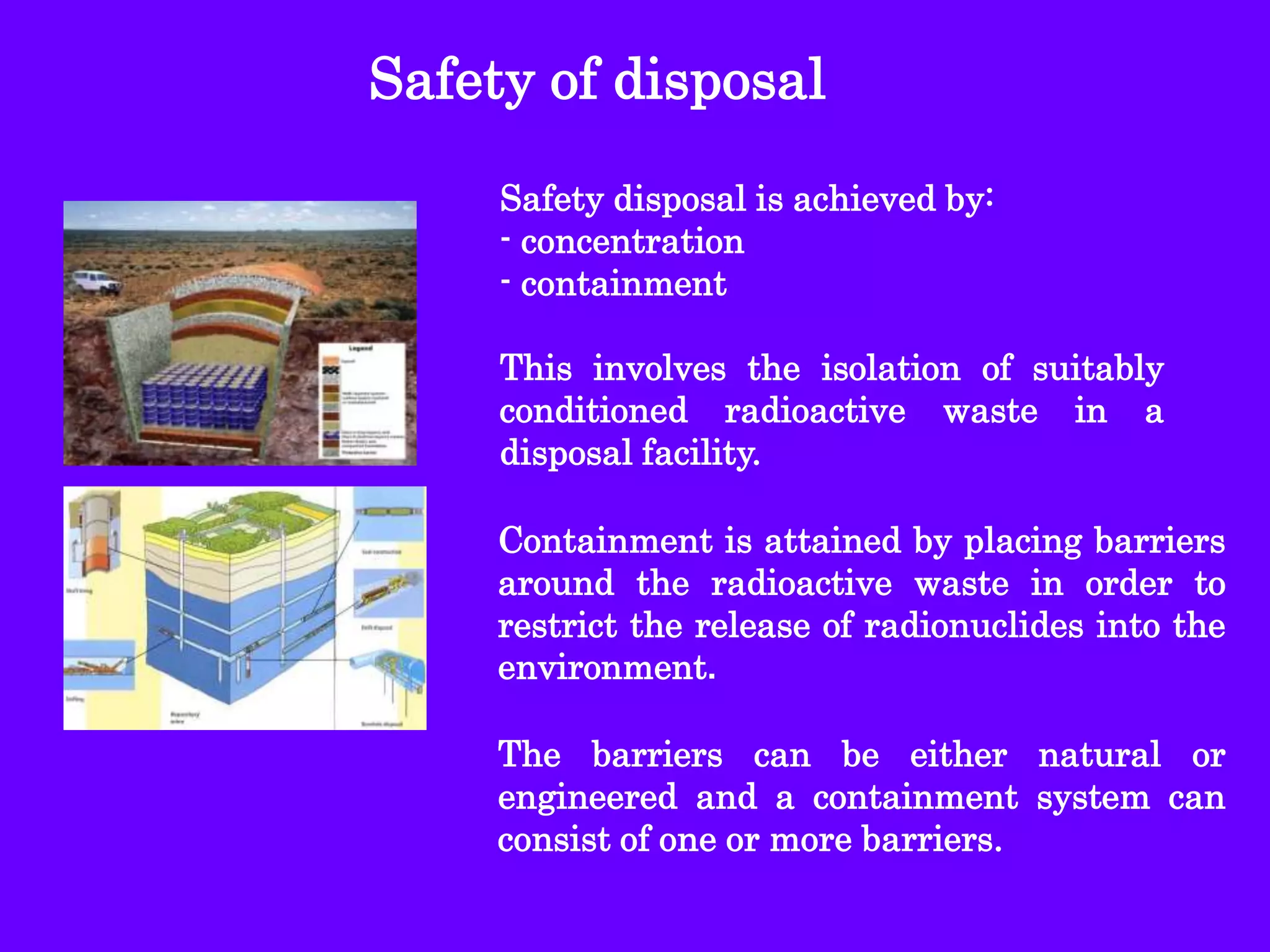 Radioactive Waste Classification, Treatment, Storage & Disposal | PPT