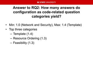 What Questions Do Programmers Ask About Configuration as Code? | PPT