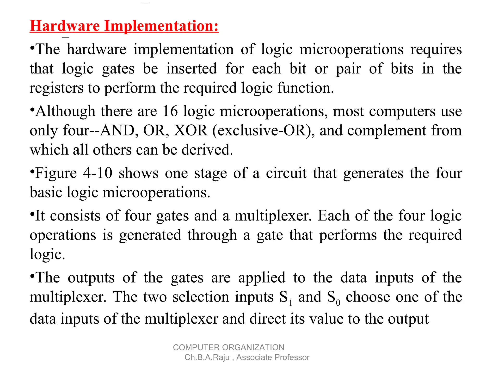 Computer organisation basic presentation | PPT