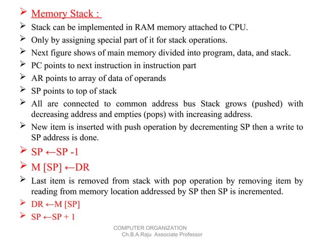 computer organisation unit 3 presentatio | PPT