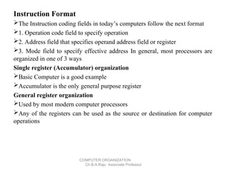 computer organisation unit 3 presentatio | PPT