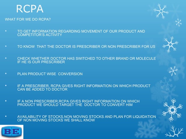 RCPA by GIRISH | PPT | Sales | Business