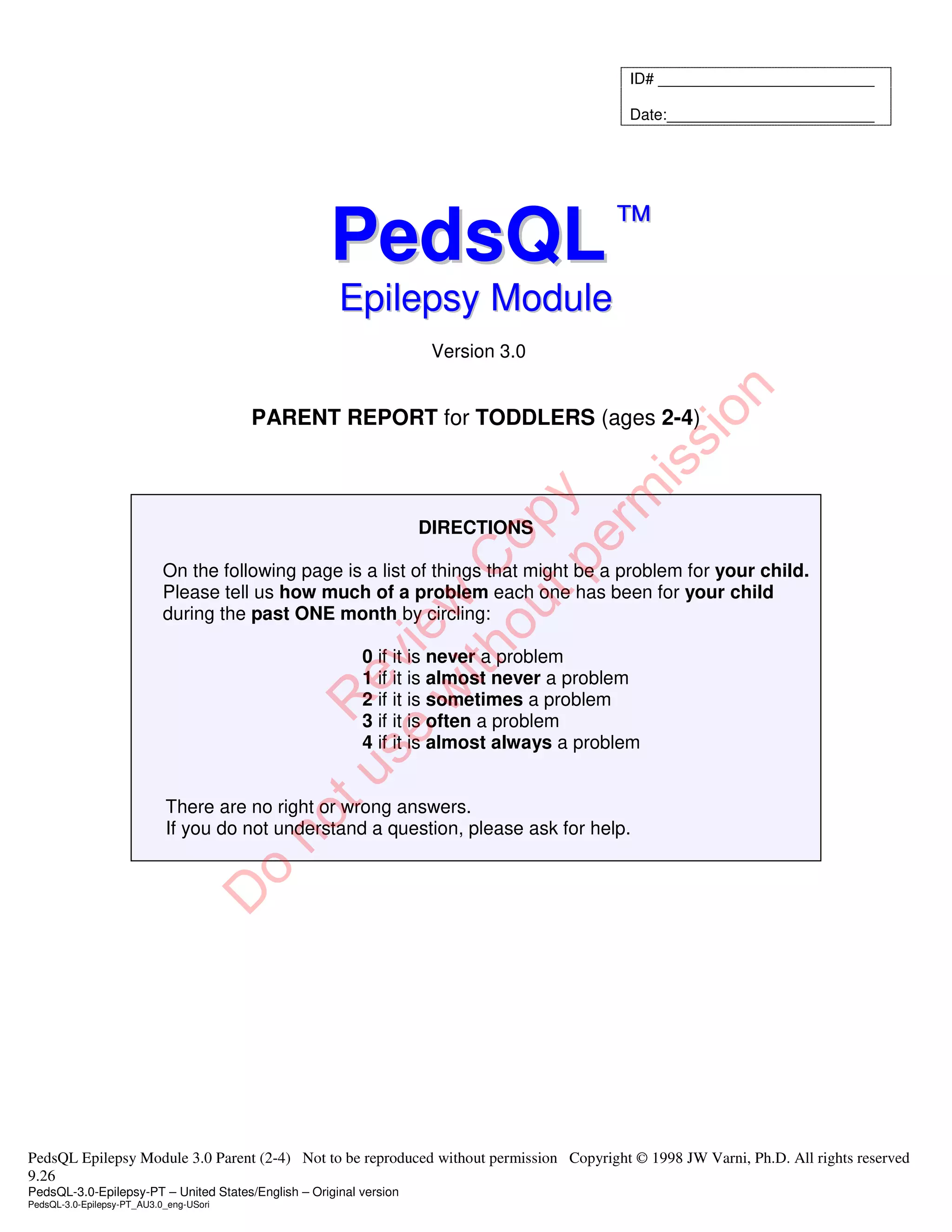 Rc peds ql epilepsy module_2018-01-05_all_standard_acute | PDF