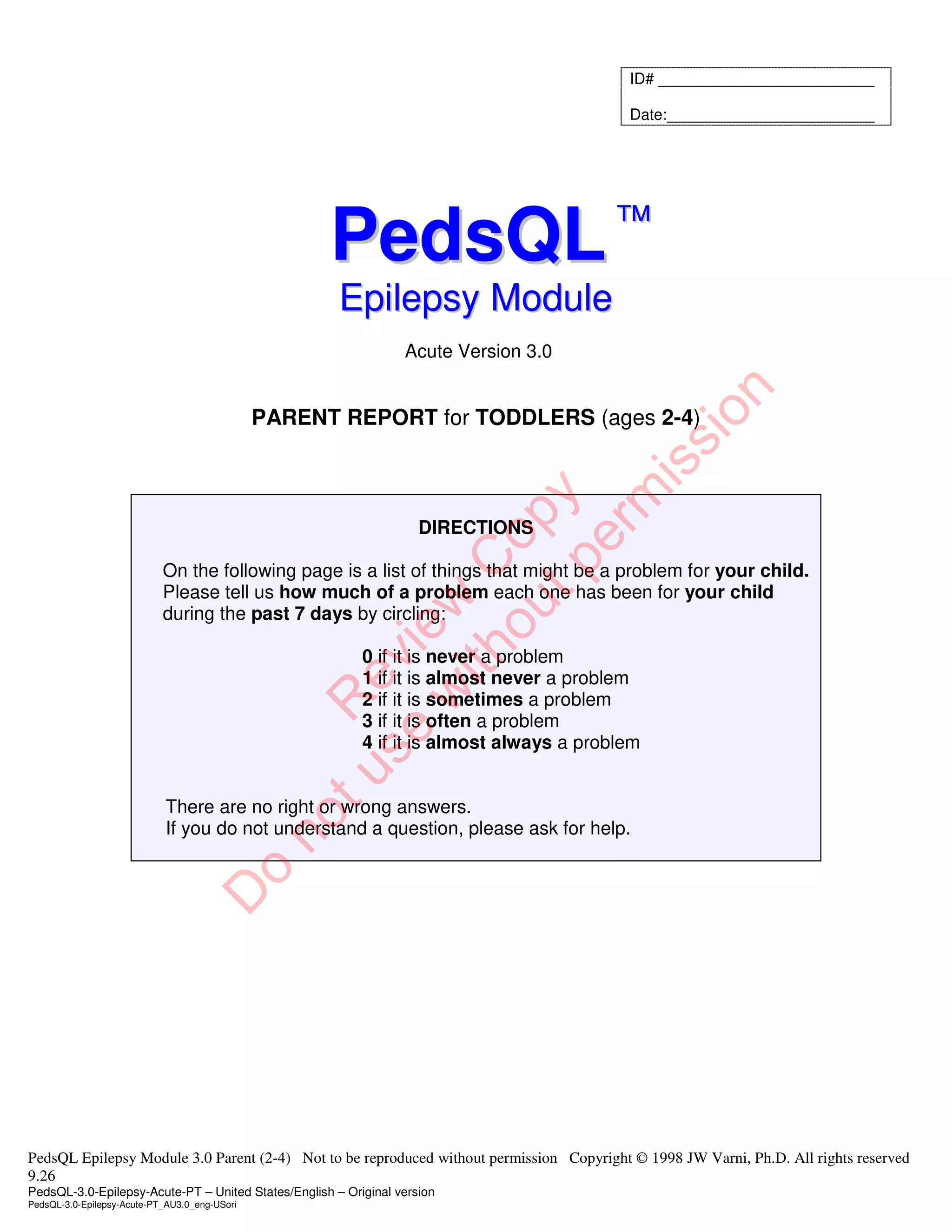 Rc peds ql epilepsy module_2018-01-05_all_standard_acute | PDF