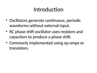 RC_Phase_Shift_Oscillator_Presentation_With_Diagram.pptx