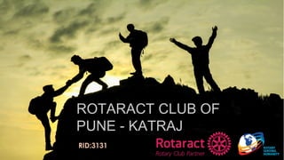 Rotract Club of Pune katraj | PPT