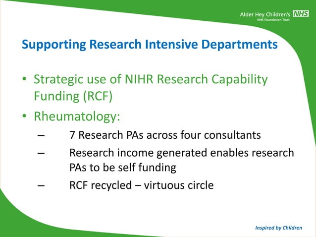 Louise Shepherd - How to embed research in NHS trusts to improve ...
