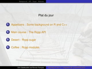 Rcpp: Seemless R and C++ | PPT