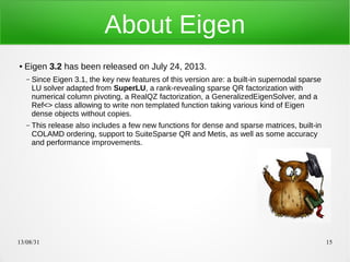RcppEigen and SVD | PDF | Programming Languages | Computing