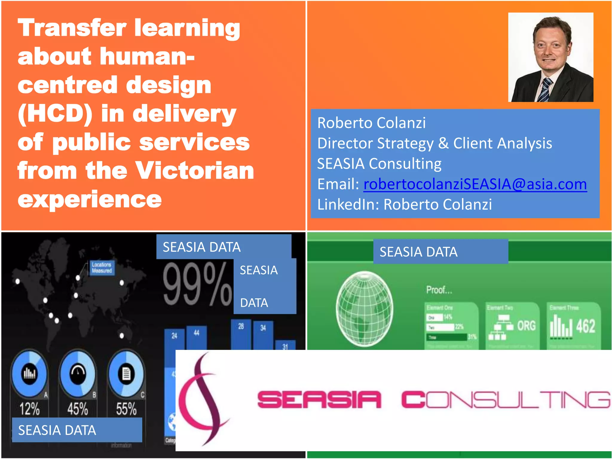 Transfer learning about human-centred design (HCD) in delivery of public services | PPTX ...