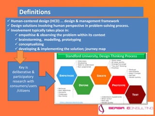 Transfer learning about human-centred design (HCD) in delivery of public services | PPTX ...