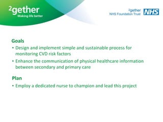 Evaluation of the implementation of Lester tool 2014 in Psychiatric ...