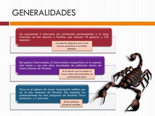ESCORPIONISMO EN PANAMÁ | PDF