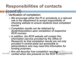 National Science Foundation Responsible Conduct of Research (RCR) | PPTX