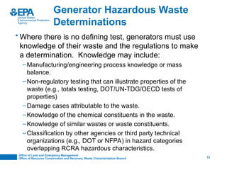 Comprehensive Guide to RCRA Hazardous Waste Identification and ...