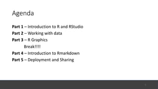 R and RMarkdown crash course | PPT