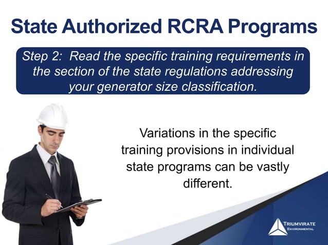 An Expert's Guide to RCRA Training