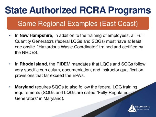 An Expert's Guide to RCRA Training