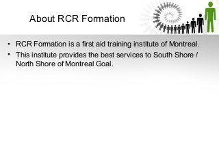 RCR Formation | First Aid Courses