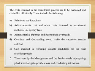 An Overview - Recruitment | PPTX