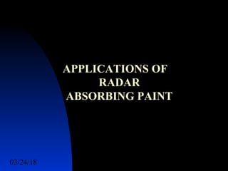 Radar Cross Section | PPT