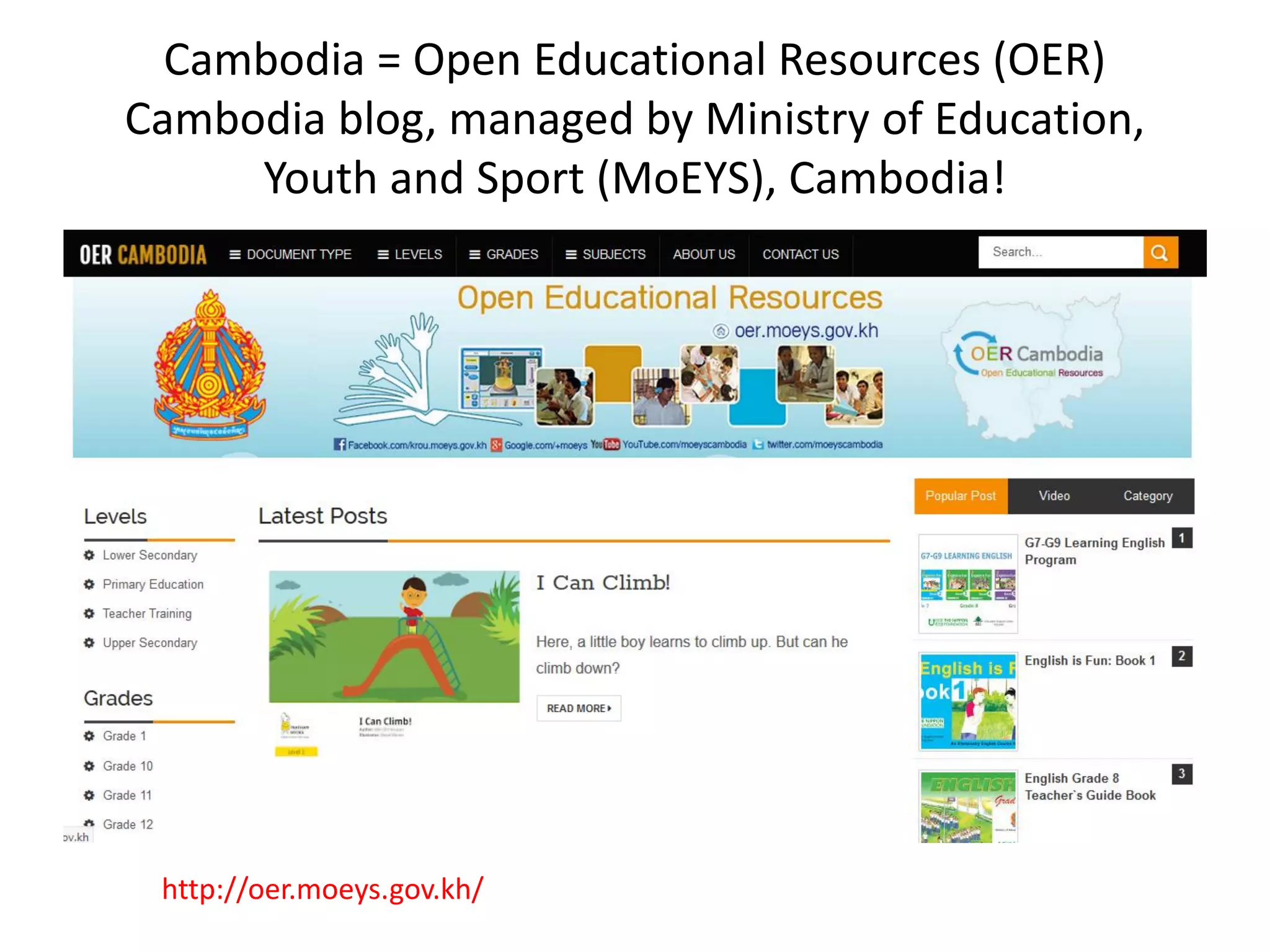 Selected examples of OER in Asia | PDF