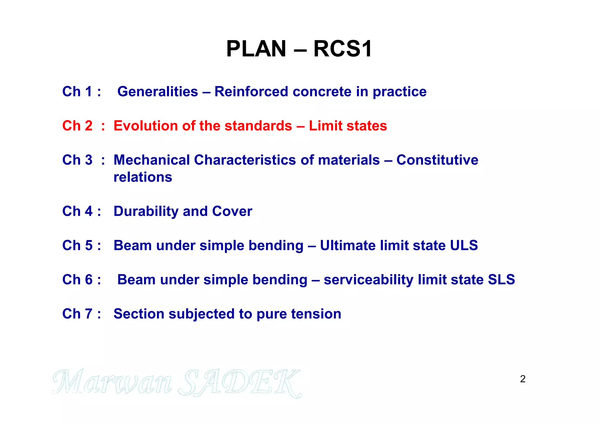 Rcs1-Chapter2-Standards | PDF