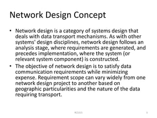 network design and administration | PPTX