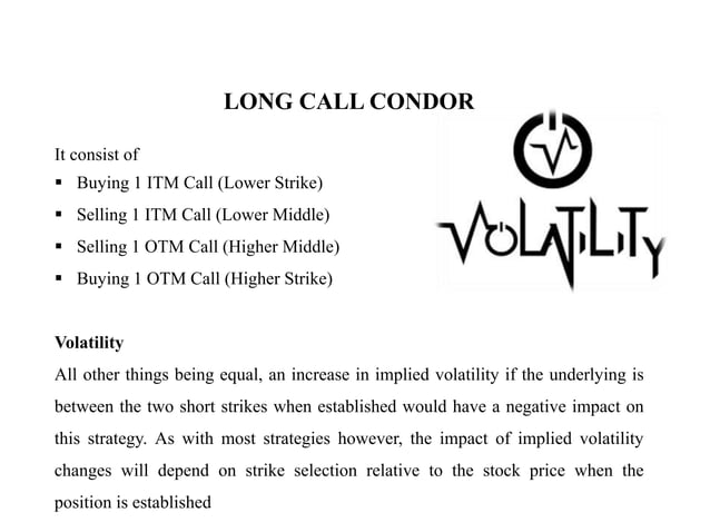 Long Call Condor Strategy | PPT