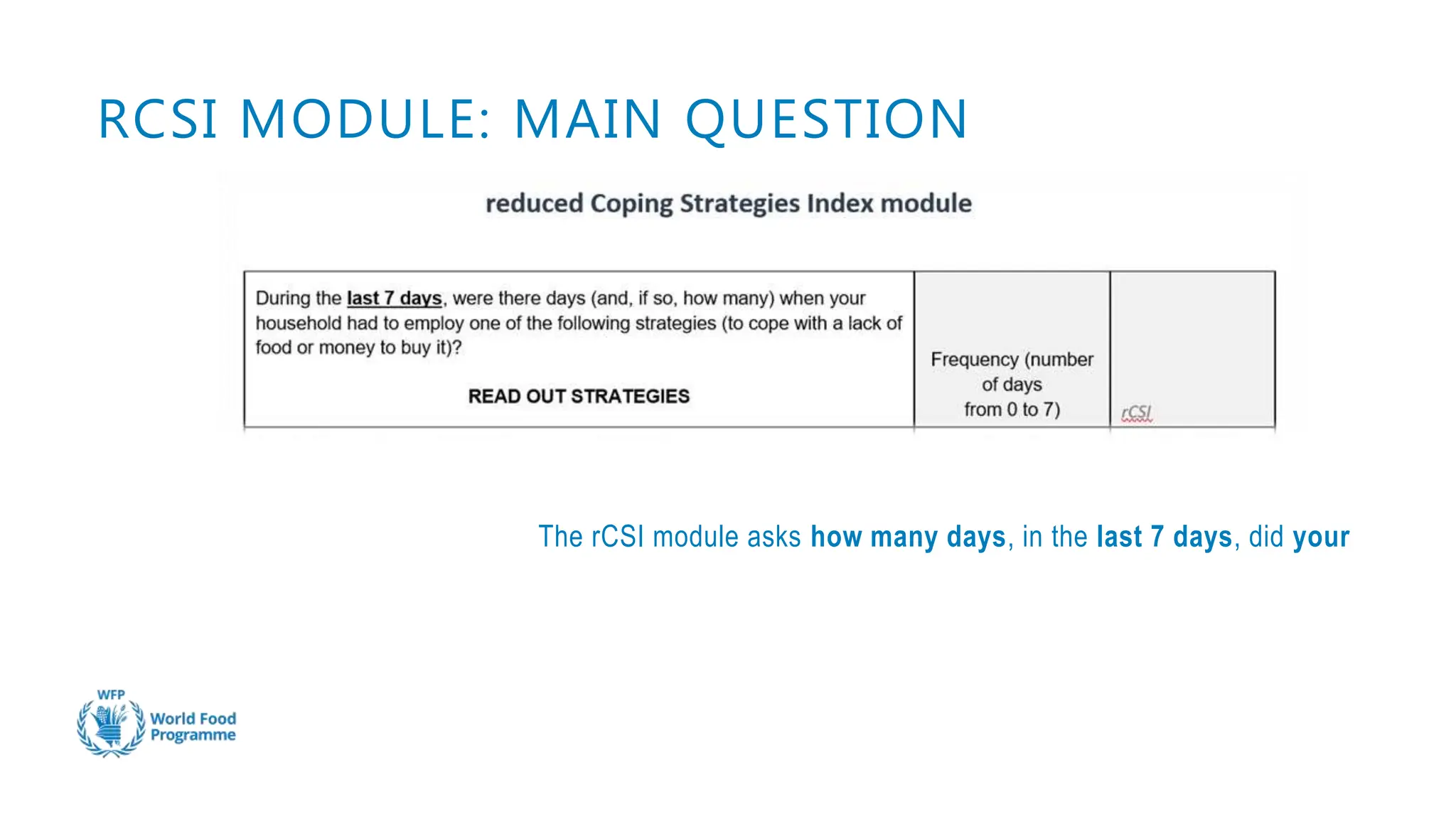 Reduced Coping Strategies Index (rCSI) Needs Assessments.pptx