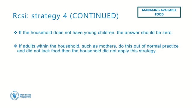 Reduced Coping Strategies Index (rCSI) Needs Assessments.pptx
