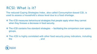 Reduced Coping Strategies Index (rCSI) Needs Assessments.pptx