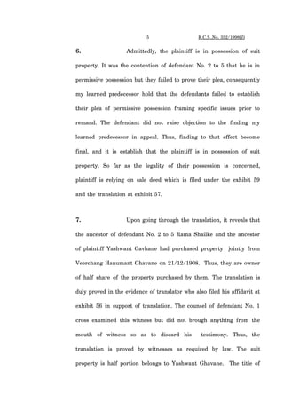 Rcs no 332 98 (possession) | PDF