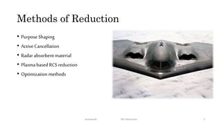 Radar Cross Section Reduction | PPTX