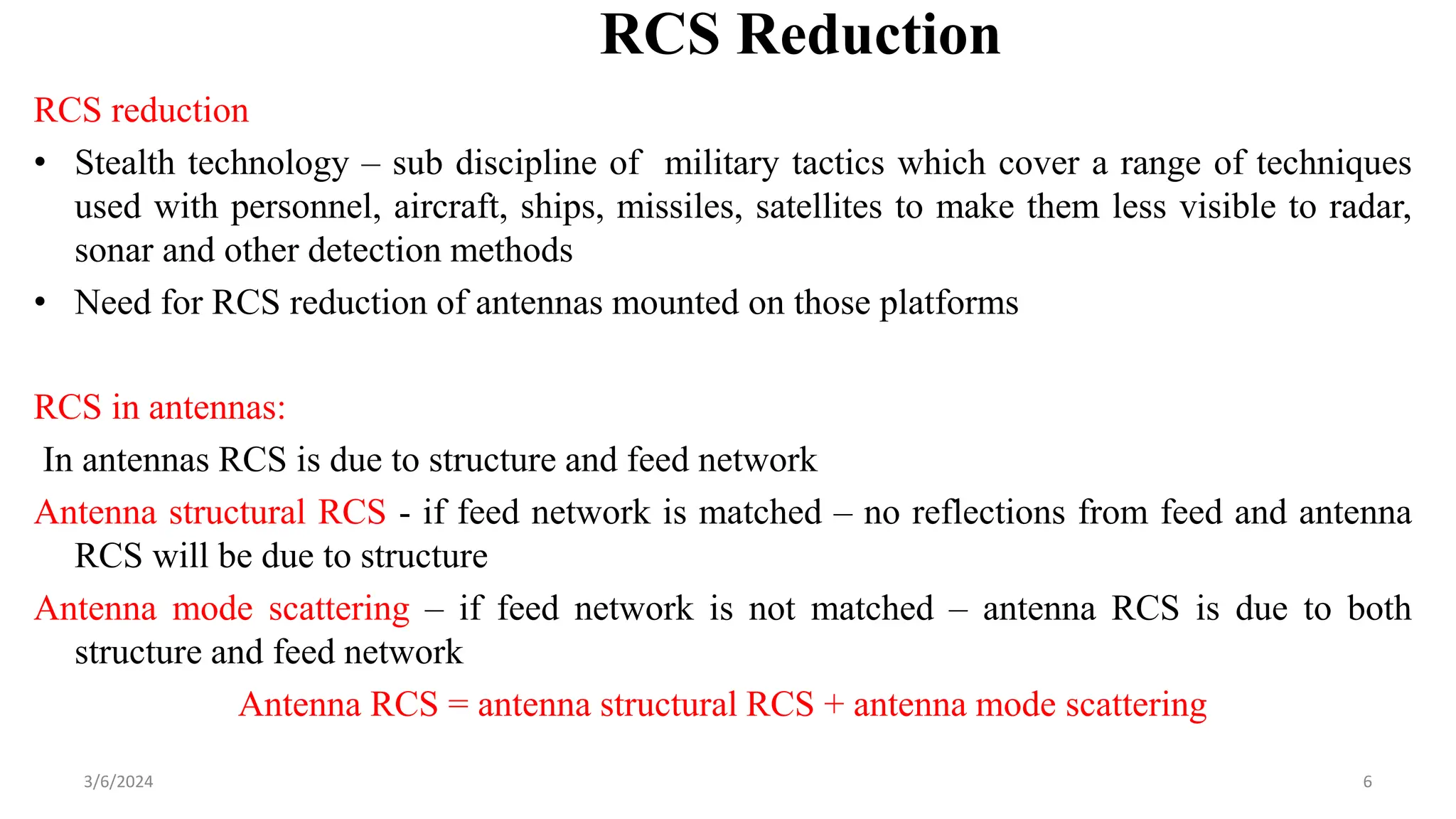 Radar Cross Section reduction in antennas.pptx