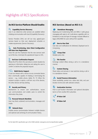 Making RCS Happen | PDF