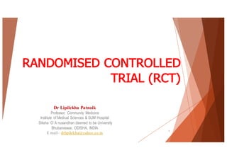 Randomised Controlled Trial, RCT, Experimental study | PDF