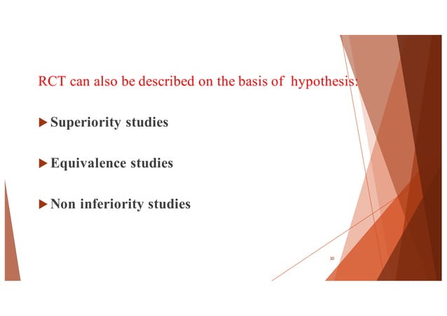 Randomised Controlled Trial, RCT, Experimental study | PDF
