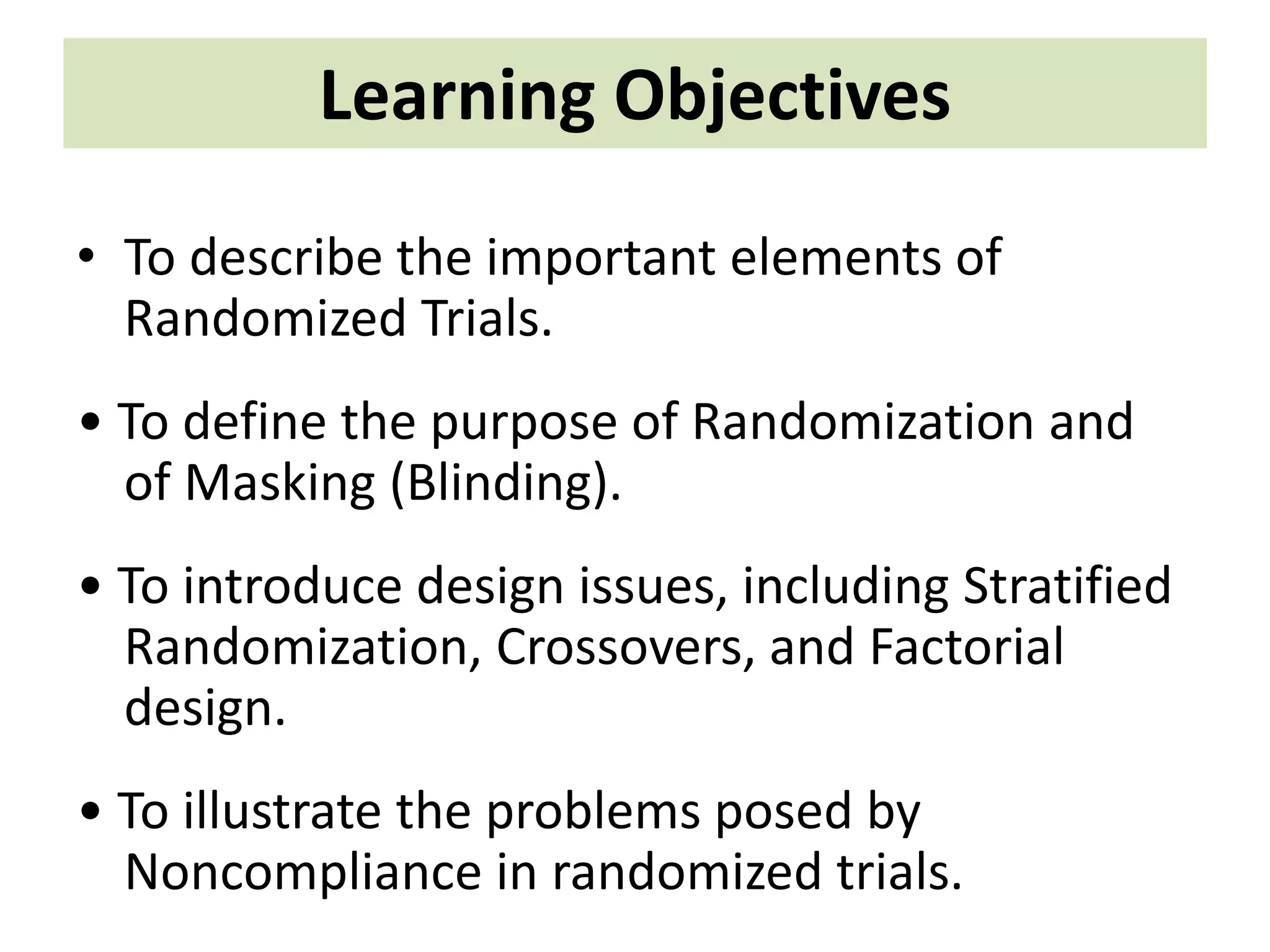 Randomized CLinical Trail | PPT