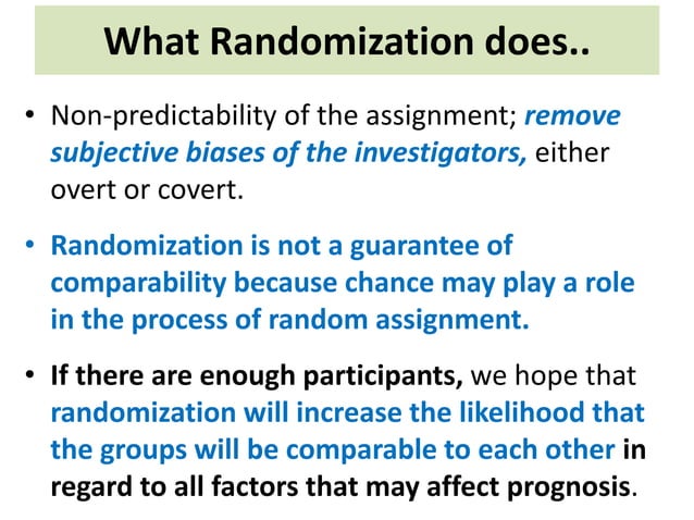 Randomized CLinical Trail | PPT