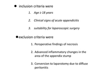 RCT on Base tie in laparoscopic appendecomy (Journal Club).pptx