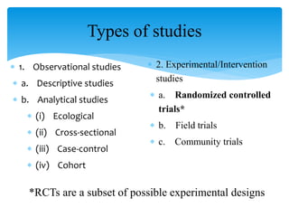 Randomized Controlled Trials (RCTs) | PPTX