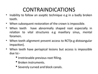 ENDODONTICS: RCT(ROOT CANAL THERAPY).pptx
