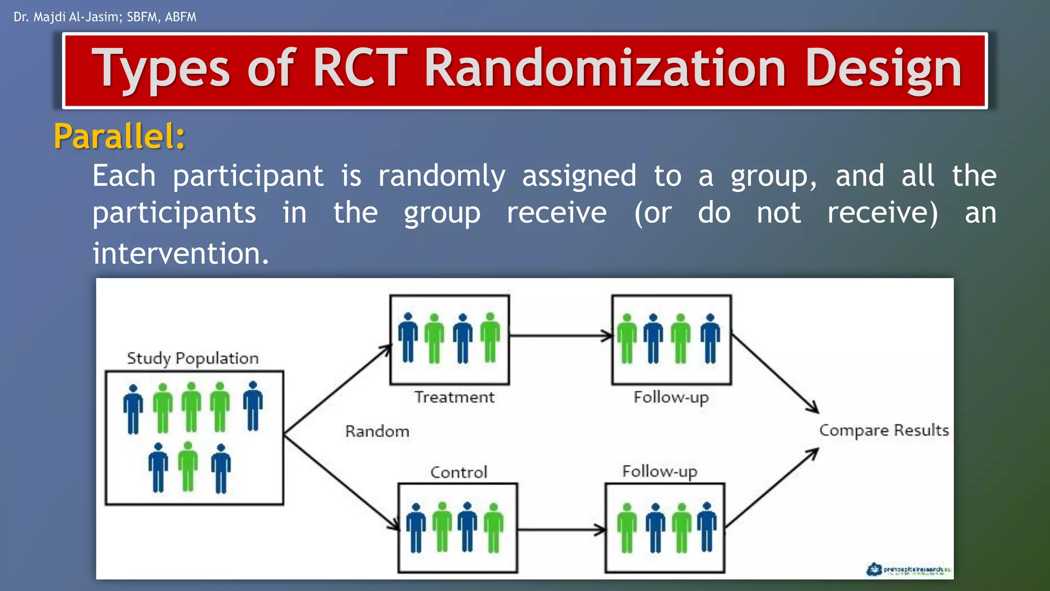 RCT Critical Appraisal - Validity | PDF