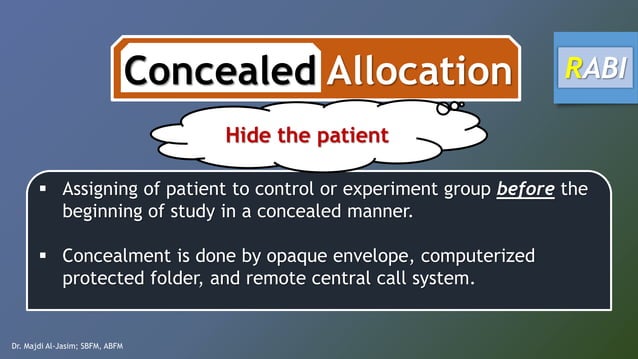 RCT Critical Appraisal - Validity | PDF | Healthcare Industry | Industries